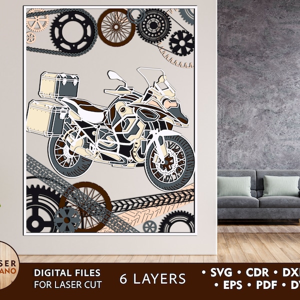 Moto Multilayer Svg - Etsy