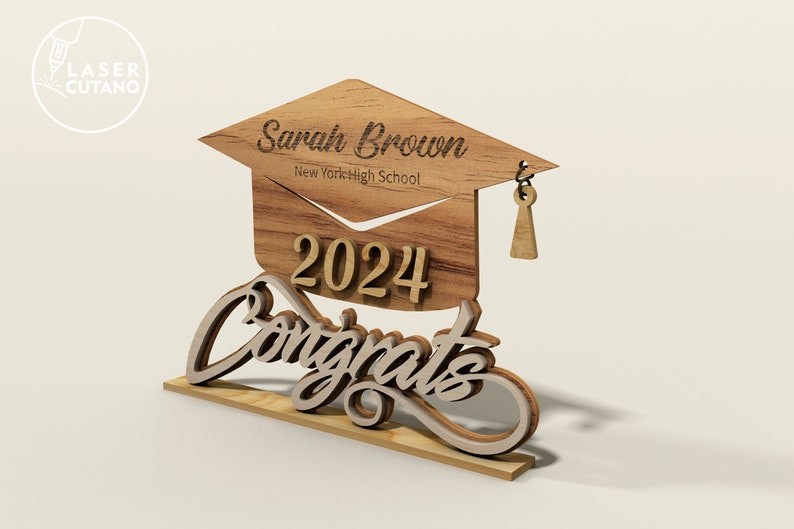 Graduation Laser Cut File Svg Dxf School Glowforge and School Laser ...