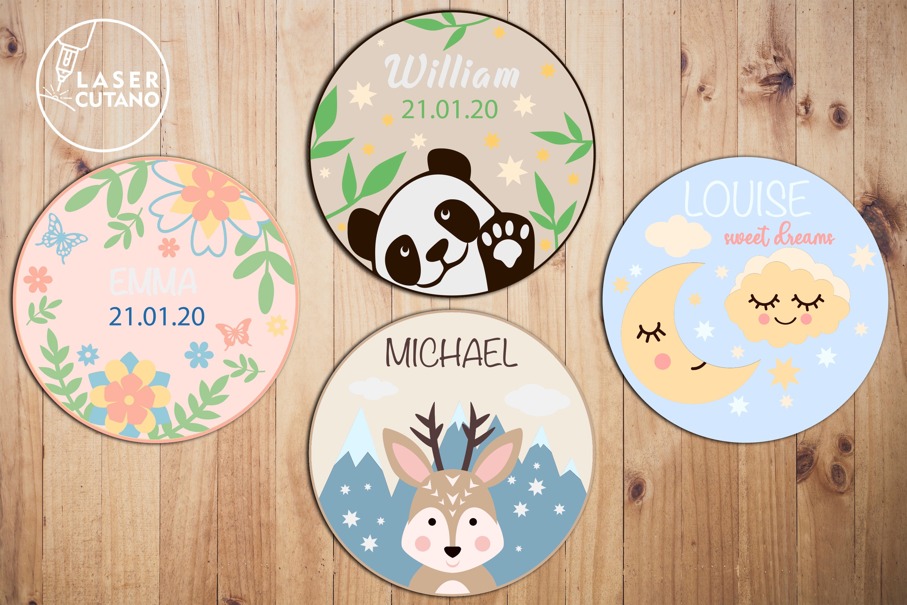 Laser Cut Files BUNDLE KIDS PANELS Svg for Cricut Laser Cut - Etsy