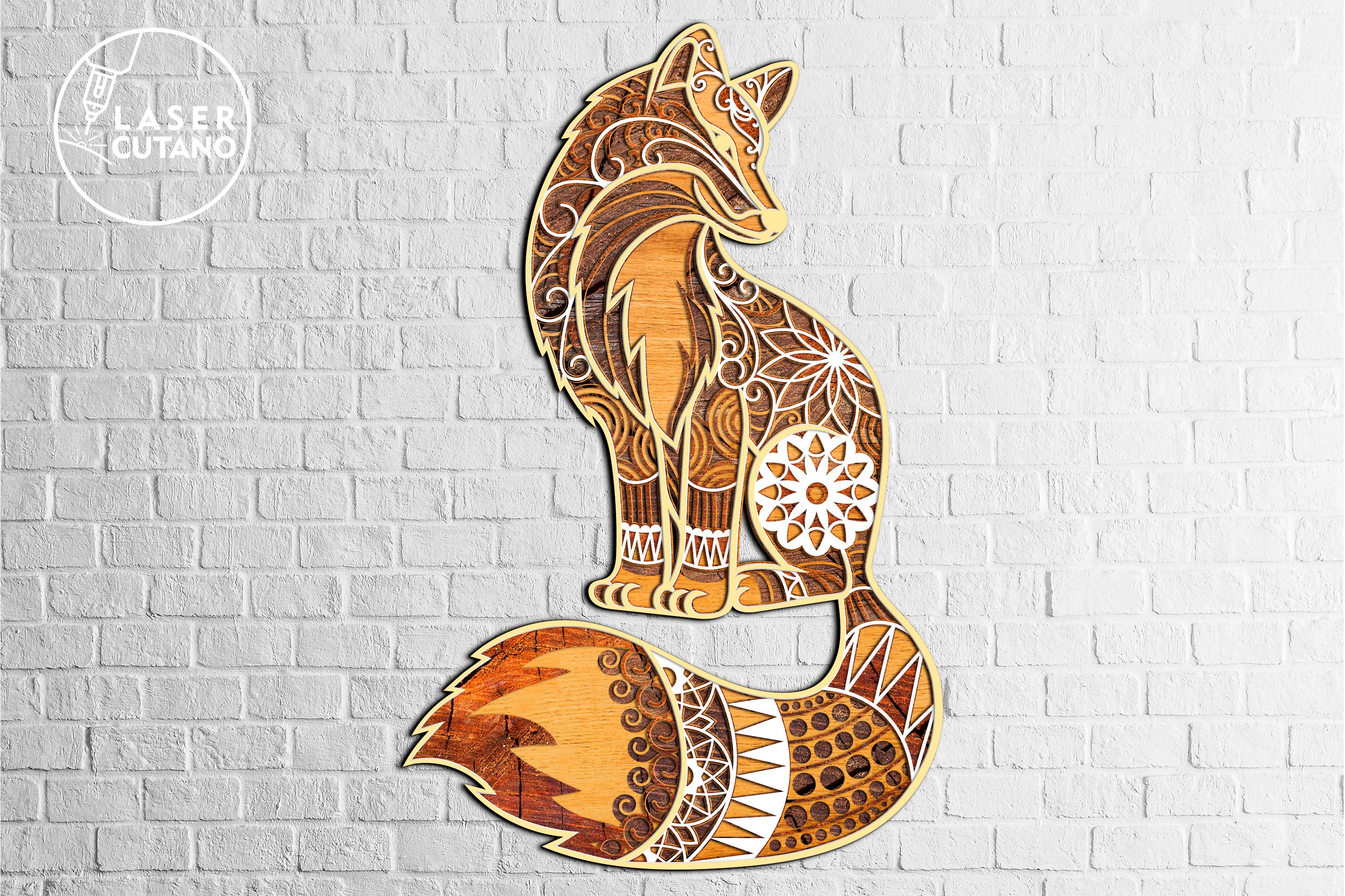 ANIMALS Laser Cut File Multilayer Vector File cricut 3d and | Etsy