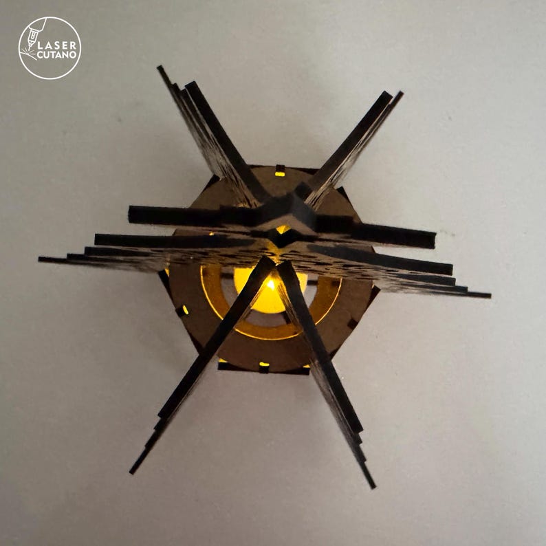Lamp Christmas Tree Laser Cut File, Glowforge Christmas Svg Laser, New ...