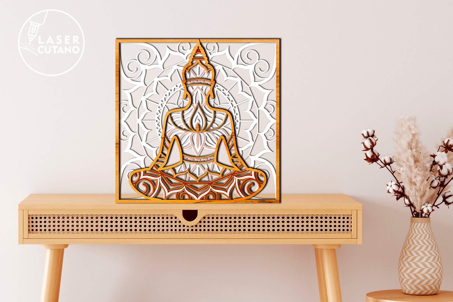 Laser Cut BUDDHA Svg Files Meditation Svg and Yoga Svg - Etsy