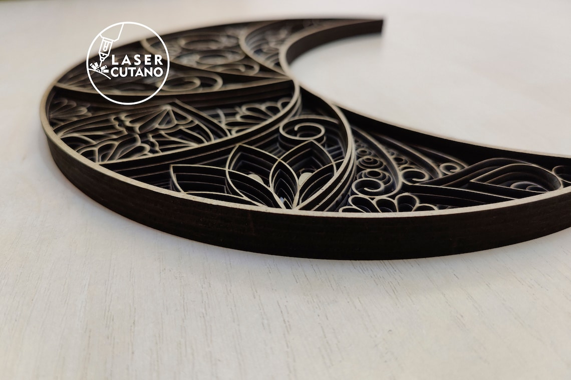 Laser Cut Files the Moon Laser Cut File Svg Laser Cut - Etsy Australia