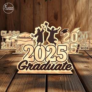 Graduation Laser Cut File, Grad Laser Cutting Template, Personalized ...