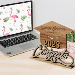 Graduation Laser Cut File Svg Dxf School Glowforge and School Laser ...