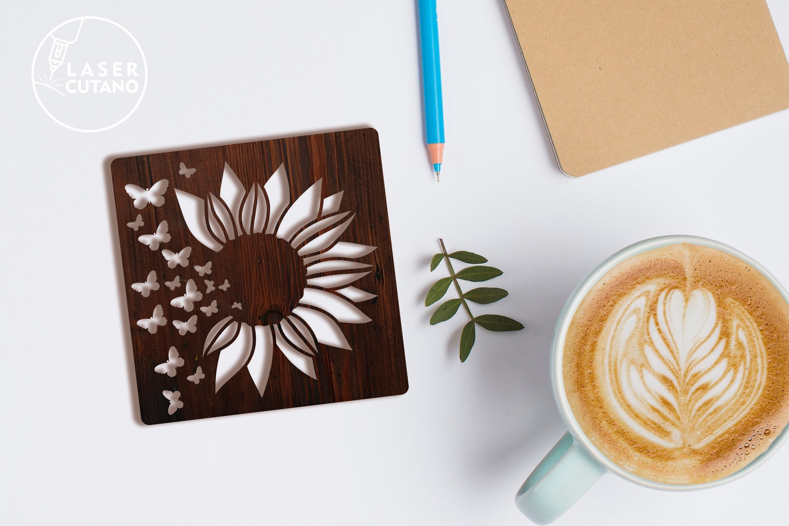 COASTERS Laser Cut File Engraved Svg Dxf Vector Plans Cnc - Etsy