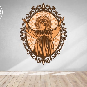 RELIGIOUS Laser Cut Files Svg Icon Dxf Template and Laser Cut Jesus ...