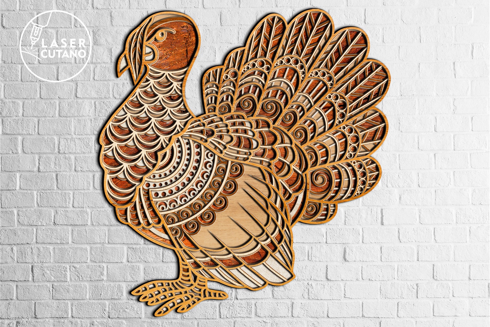 TURKEY Laser Cut File THANKSGIVING Day Svg, Thankful Svg and Fall Svg ...