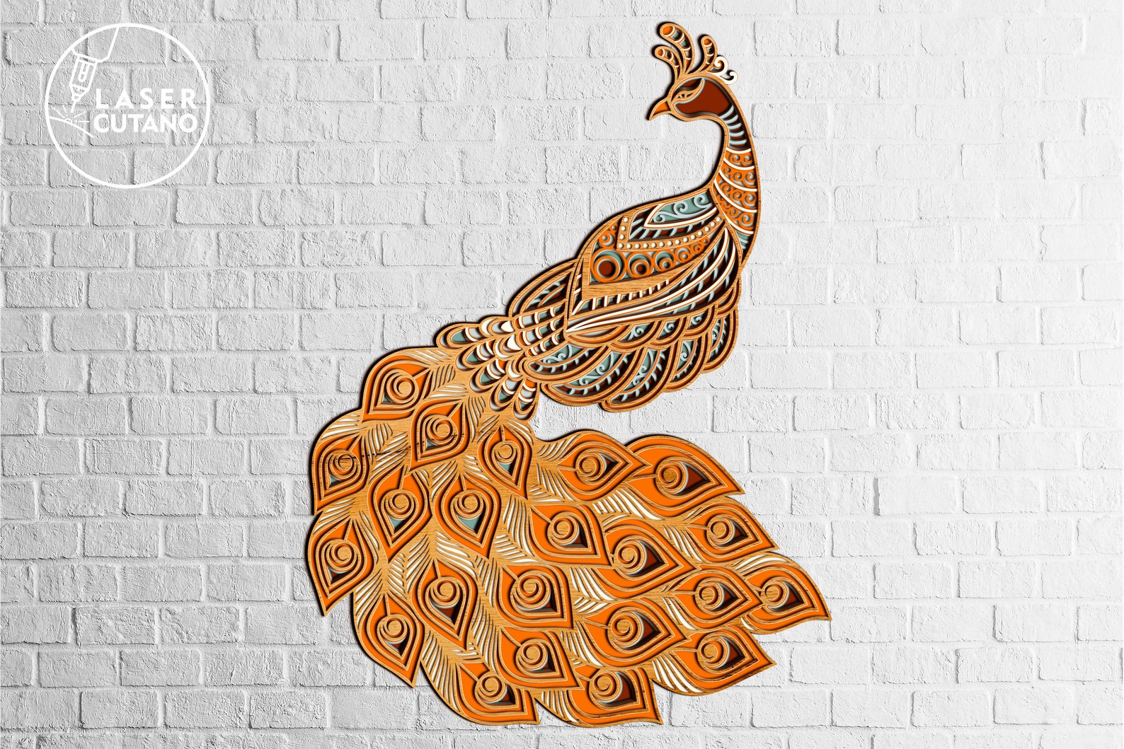 PEACOCK Laser Cut File BIRD Svg Cutting Template and Peacock Wall Decor ...