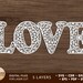 Laser Cut Sign Files LOVE Svg Laser Engraved Laser Svg Vector File for ...