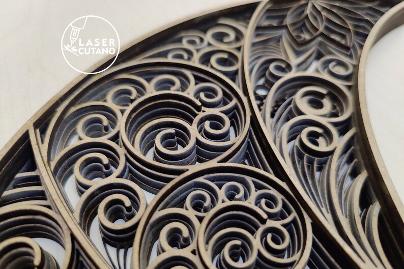 Laser Cut Files the Moon Laser Cut File Svg Laser Cut - Etsy