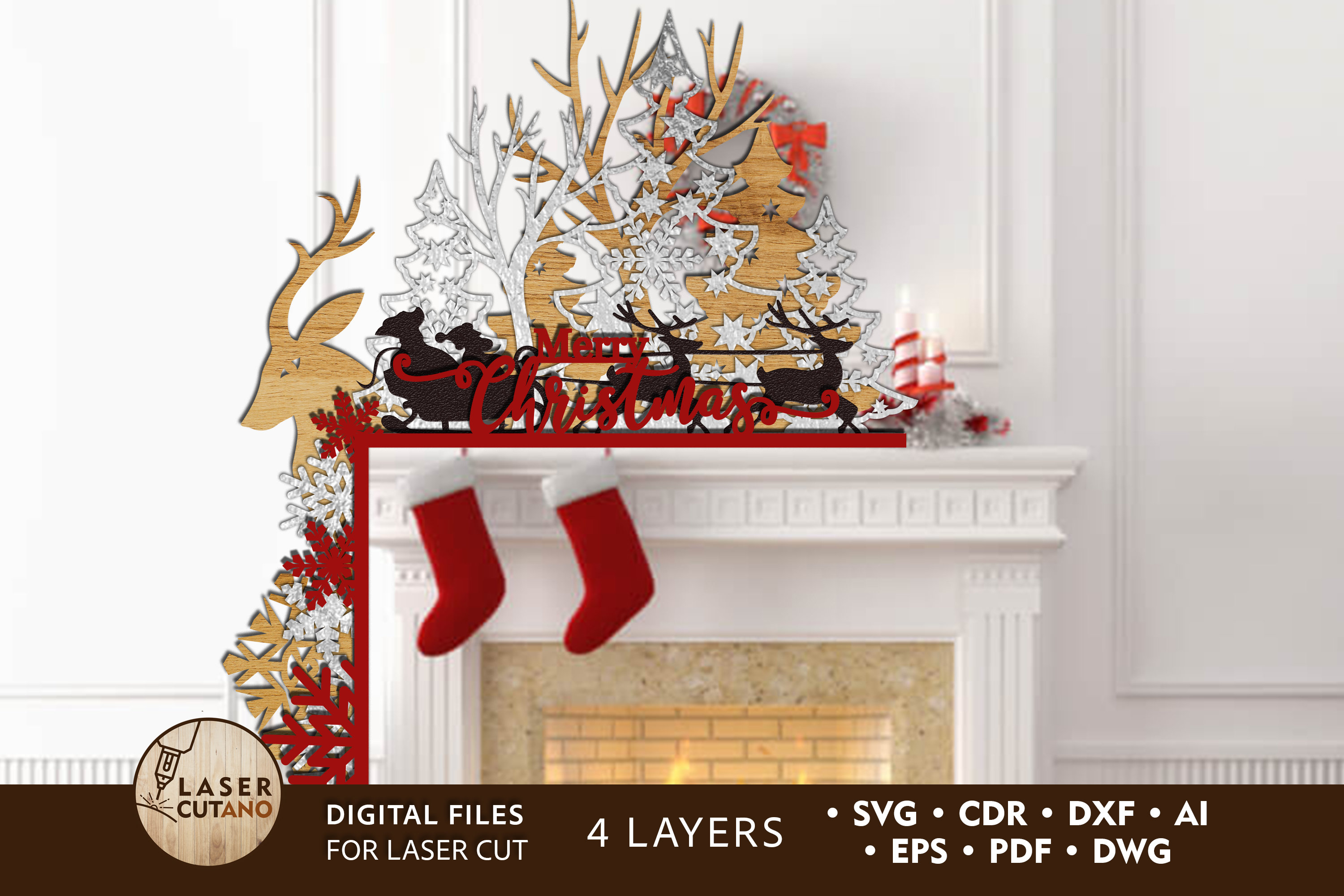 CORNER for FIREPLACE Laser Cutting Svg Wood Cut Out and Laser Cut Ideas ...