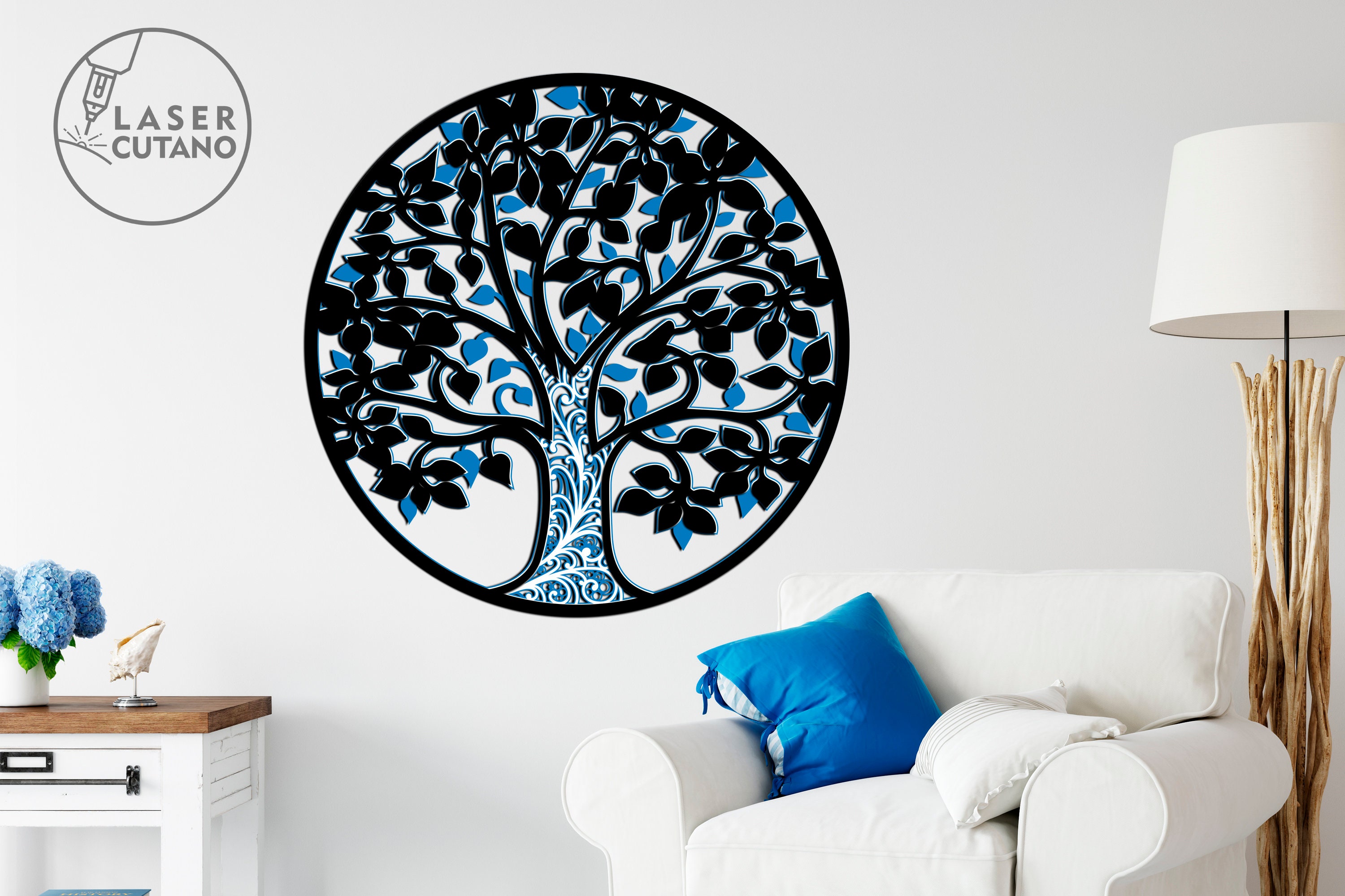 Laser Cut Files TREE Laser Cut Vector Dxf Cdr Svg Cnc | Etsy Canada