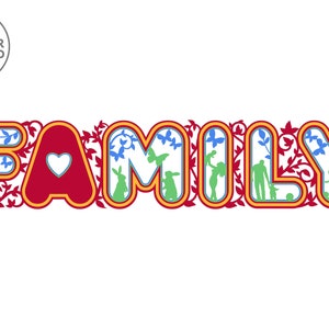 Laser Cut Words - FAMILY - Laser Cut Names and Wood Words, Phrases for ...