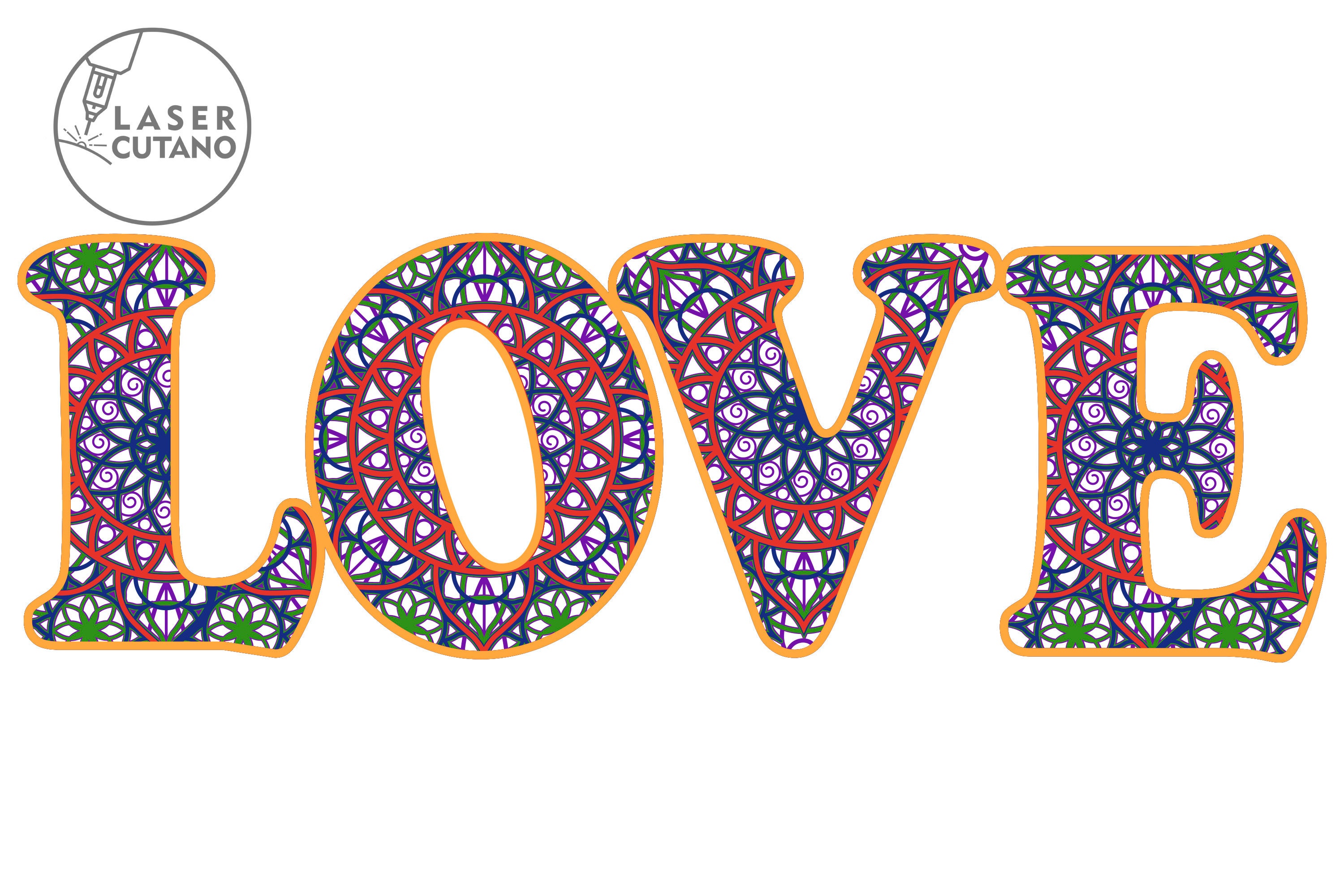 Laser Cut Sign Files LOVE Svg Laser Engraved Laser Svg Vector | Etsy