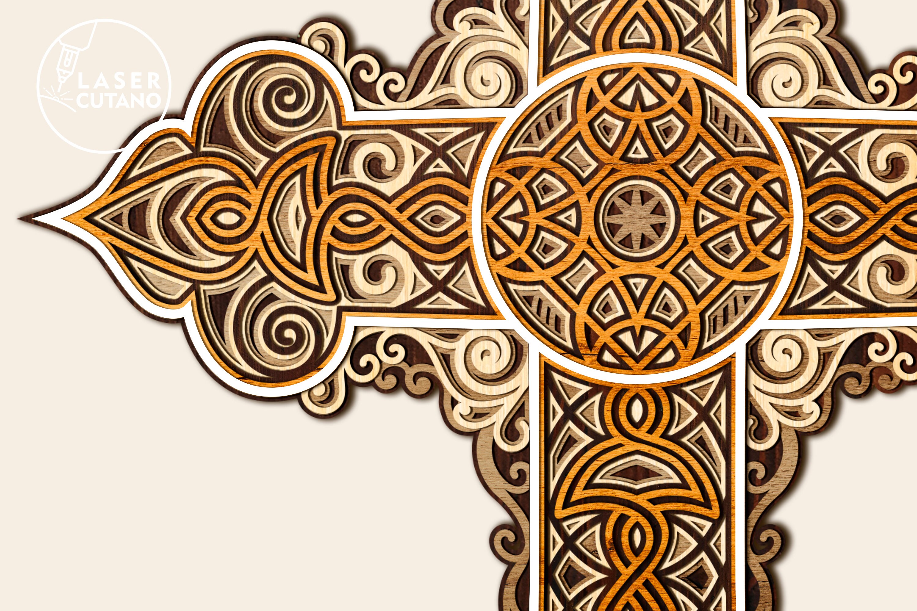 CROSS RELIGIOUS Svg Laser Cut File Wall Art and Jesus Laser - Etsy UK