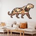 Laser Cut Wood Wall Art TIGER Svg File Cut Template Vector File & Laser ...