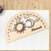 Protractor Ruler Svg Laser Cut File Personalised Wooden Ruler and ...