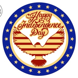 Independence Day Svg USA Laser File Patriotic Svg and July 4th Decor ...