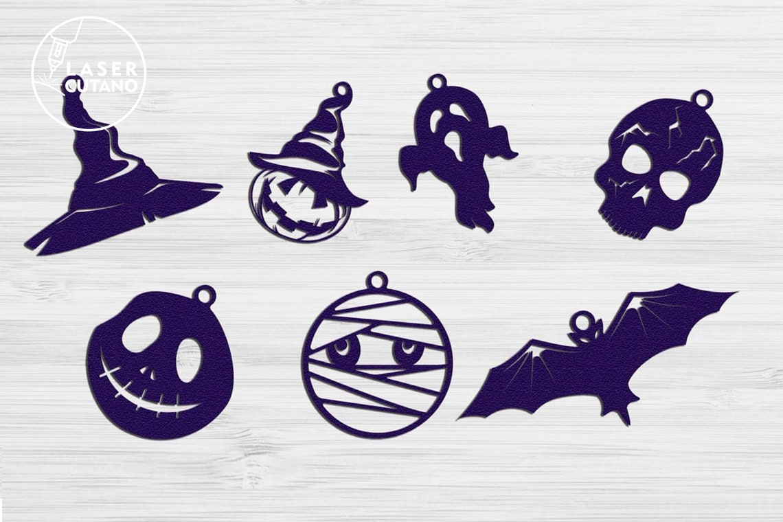 Svg HALLOWEEN Bundle Cut Files for Laser and Halloween Cut | Etsy