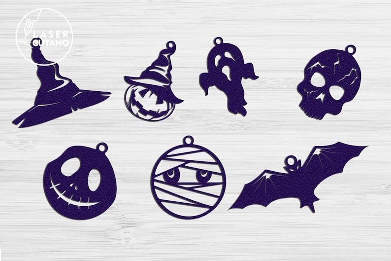 Svg HALLOWEEN Bundle Cut Files for Laser and Halloween Cut Out, Laser ...