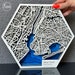 New York Map Laser Cut File and New York Svg, NY Map Laser Burn Svg and ...