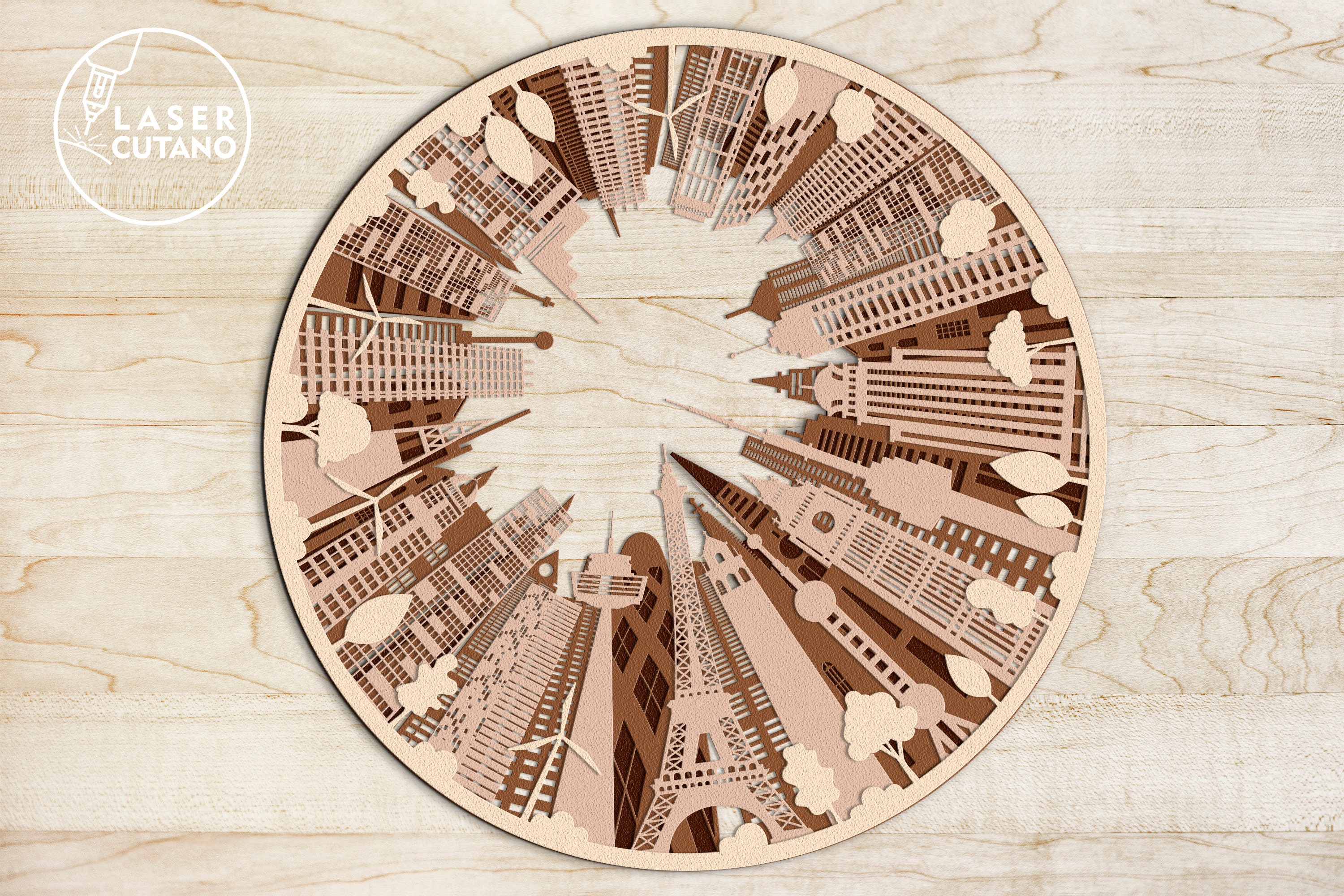 WORLD Laser Cut File Cnc SVG Dxf Cut Files Template for Laser | Etsy