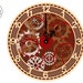 WATCH Laser Cut File Wood Cutting File and Laser Cut Wall Clock Vector ...