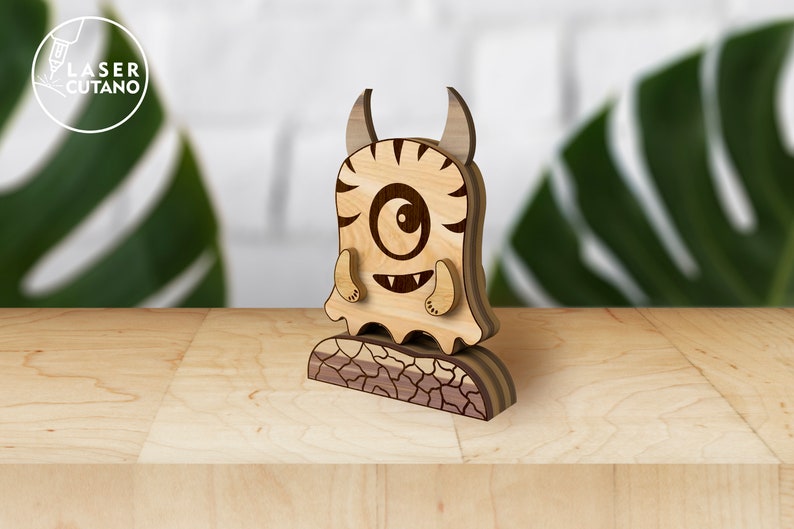 MONSTERS Laser Cut Files Halloween Svg Laser Engraved and - Etsy