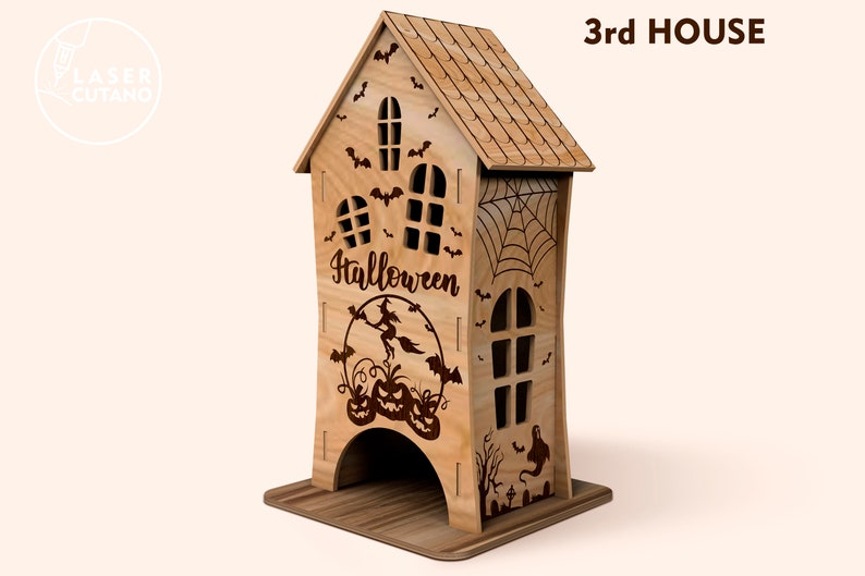 3D HALLOWEEN Laser File Svg Cnc Template and Halloween Dxf - Etsy