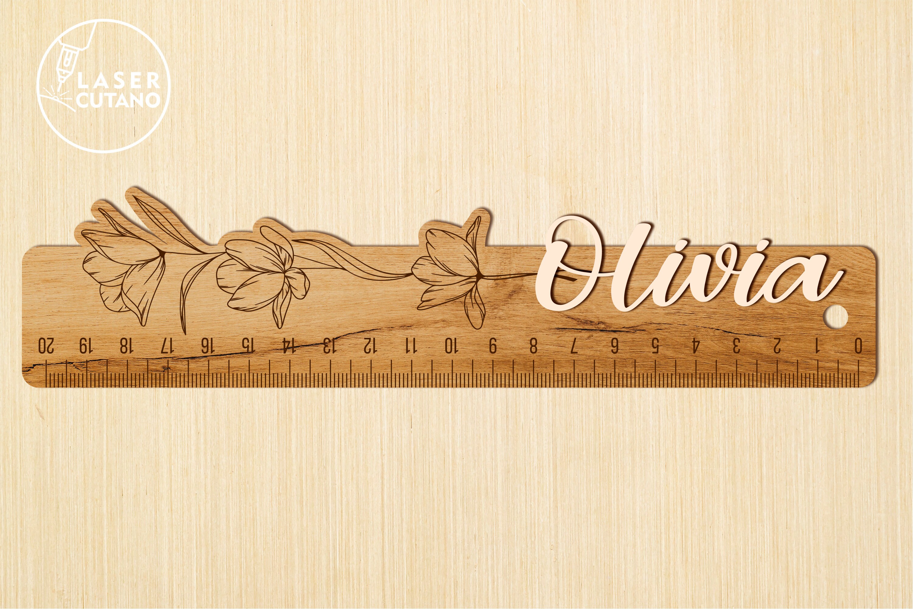 Laser Cut Wooden RULER Cm Svg File School Laser Cut File and - Etsy
