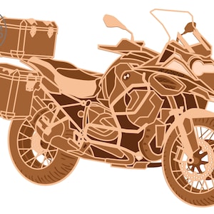 MOTORCYCLE Laser Cutting Wall Art Laser Cut File and Dxf Cnc, Moto Svg ...