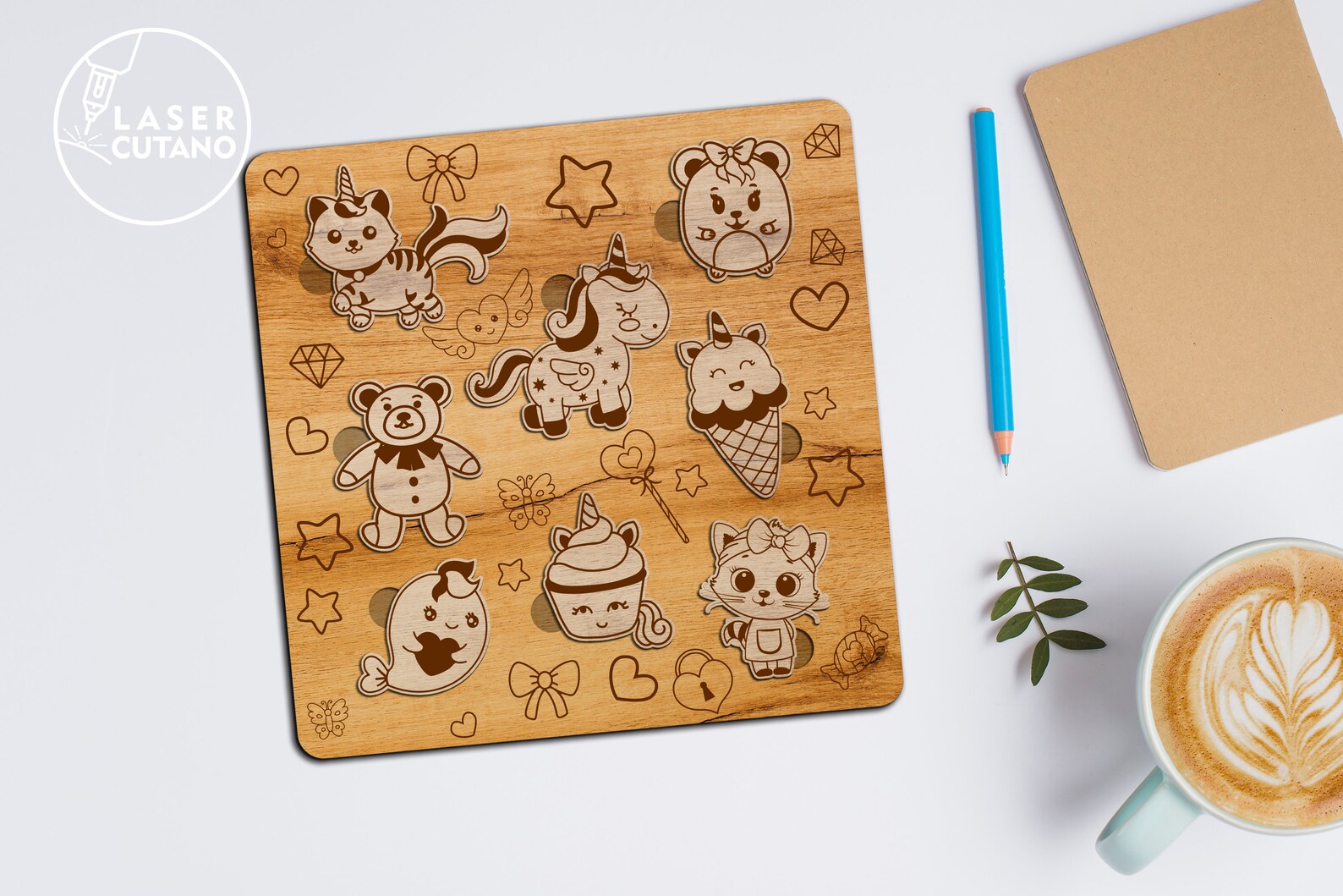 KIDS PUZZLE Laser File Childrens Puzzle File for Cutout Cnc - Etsy