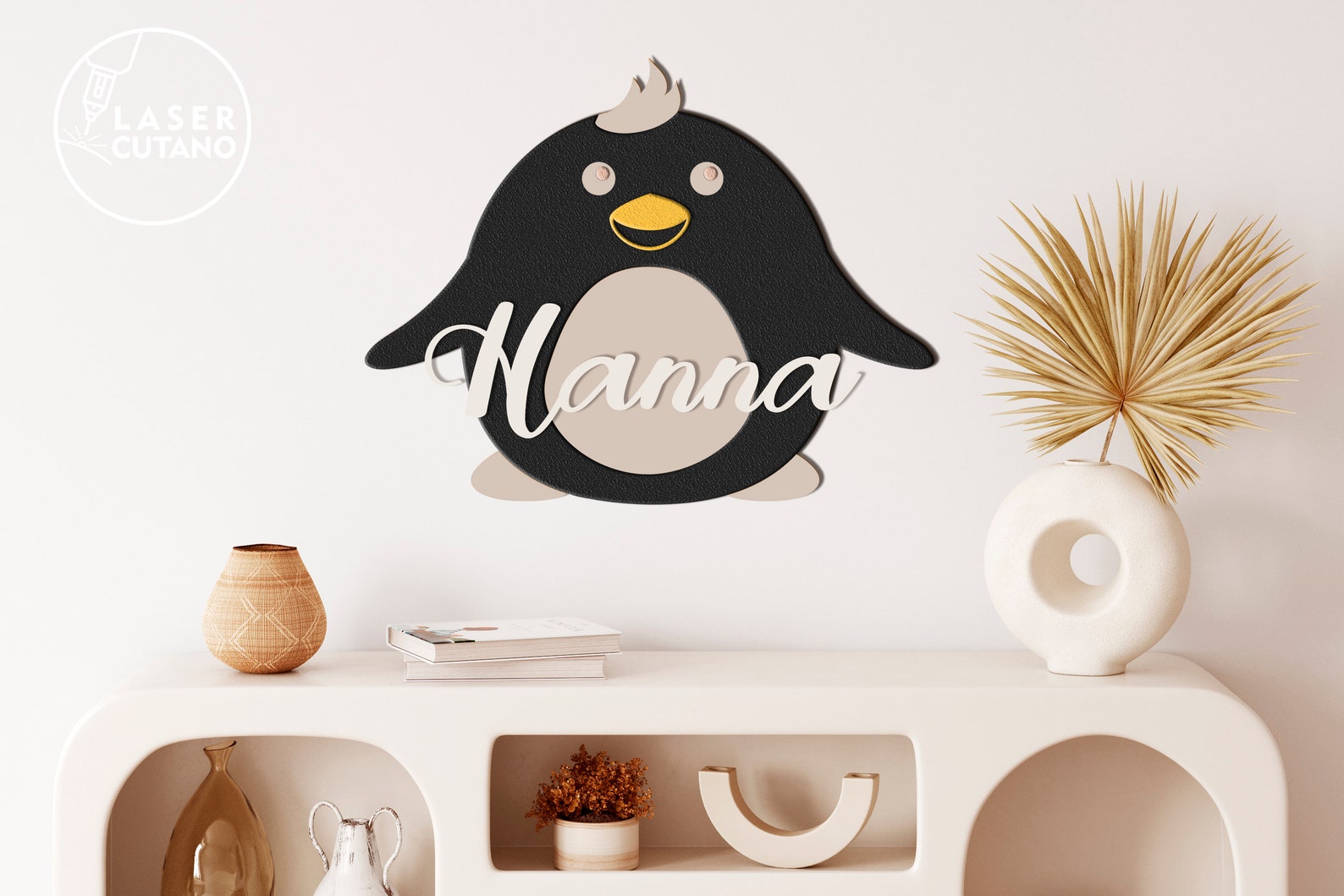 KIDS Laser Cut Decor SIGN Animals Svg File and Name Laser Sign, Name ...