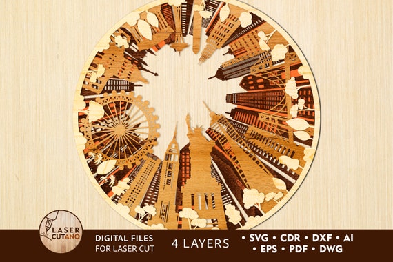 USA Laser Cut File Svg Cutting Template Cutting Tool DXF File | Etsy