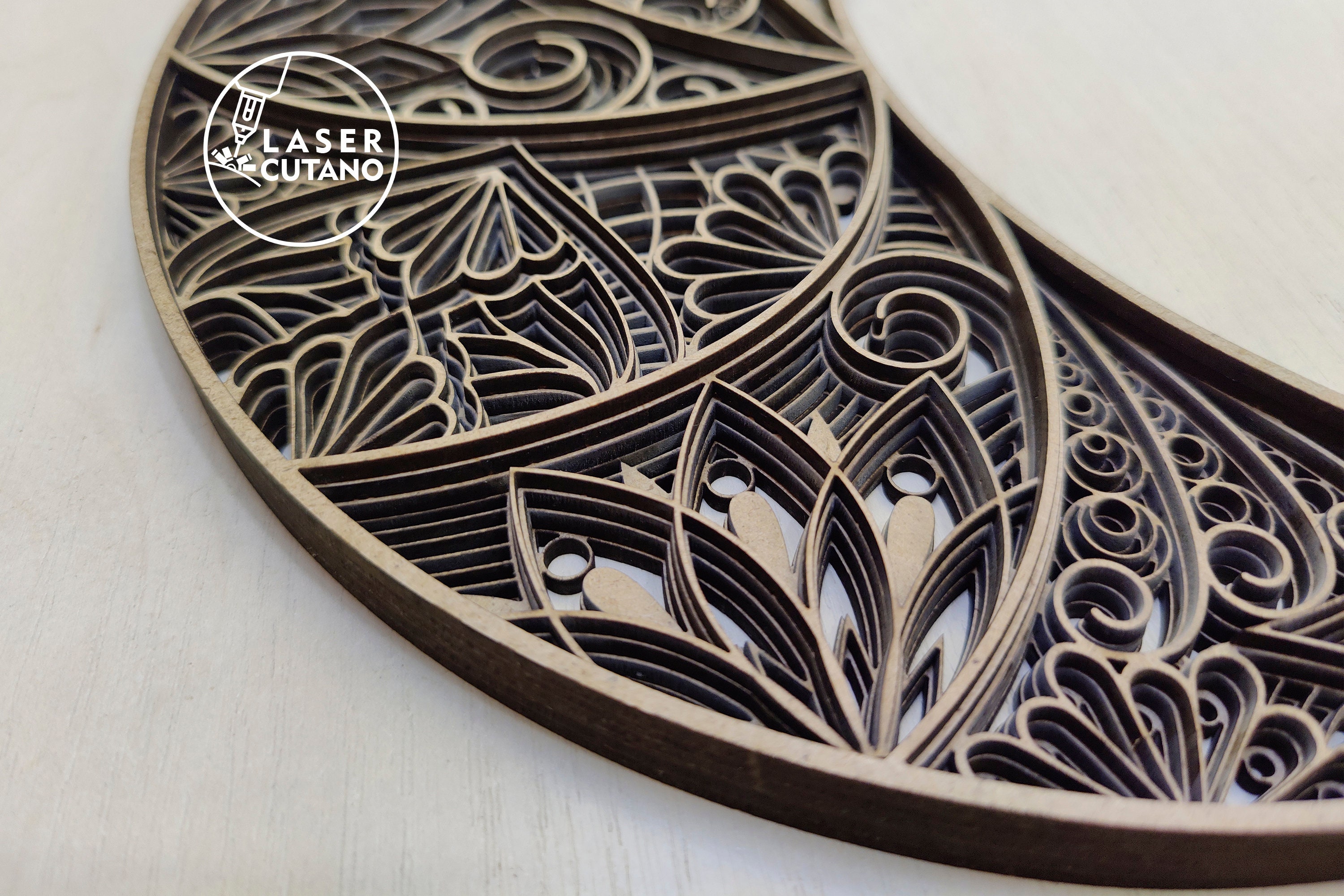 Multilayer Laser Cut Files The Sun and The Moon Designs | Etsy