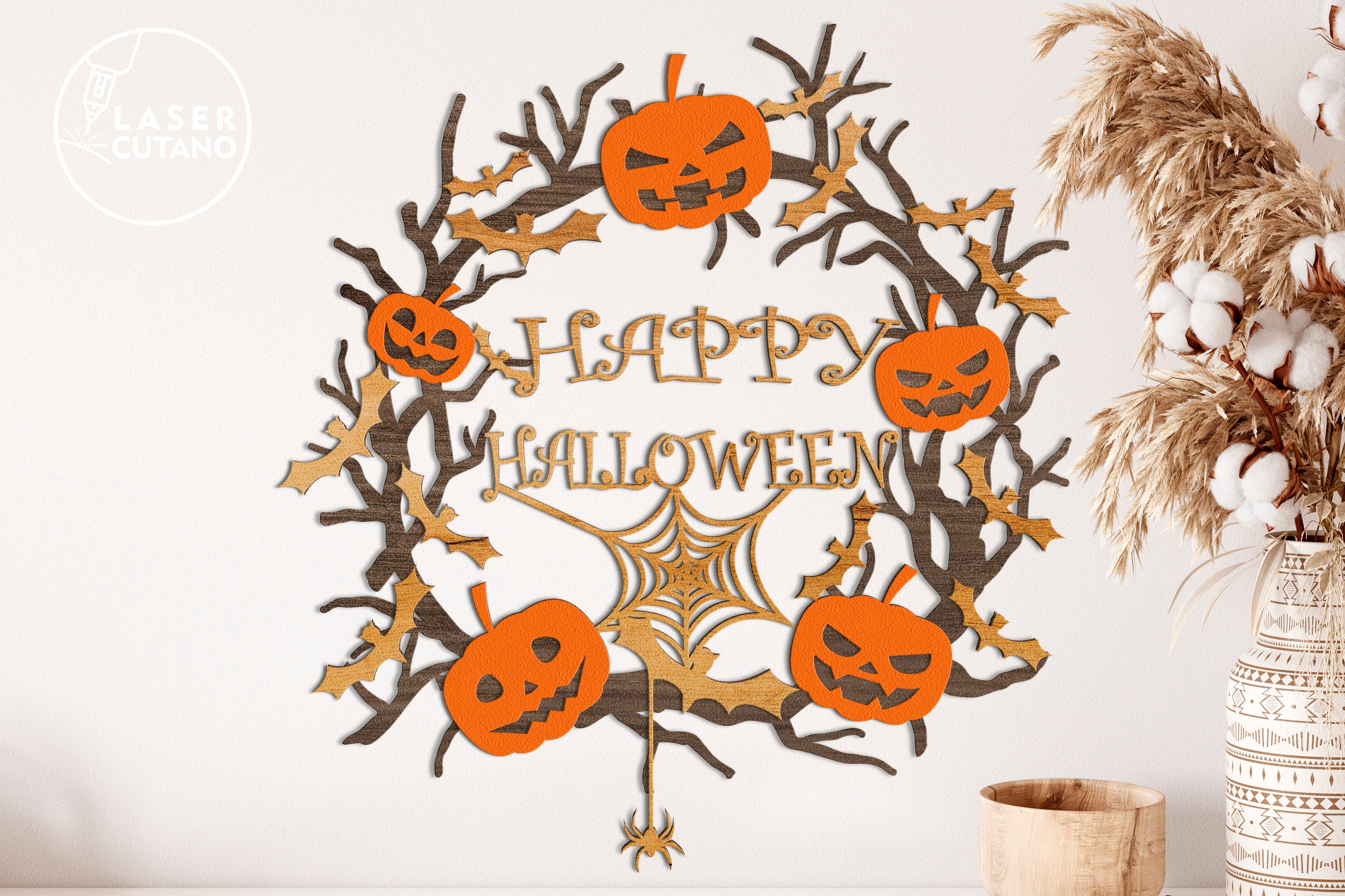 WREATH HALLOWEEN Svg Bundle Layered and Halloween Svg Files for Cricut ...