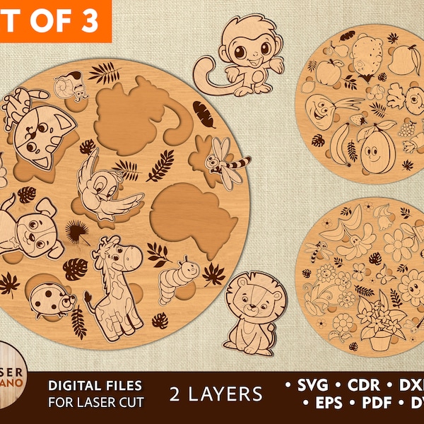 Laser Cut Puzzle - Etsy