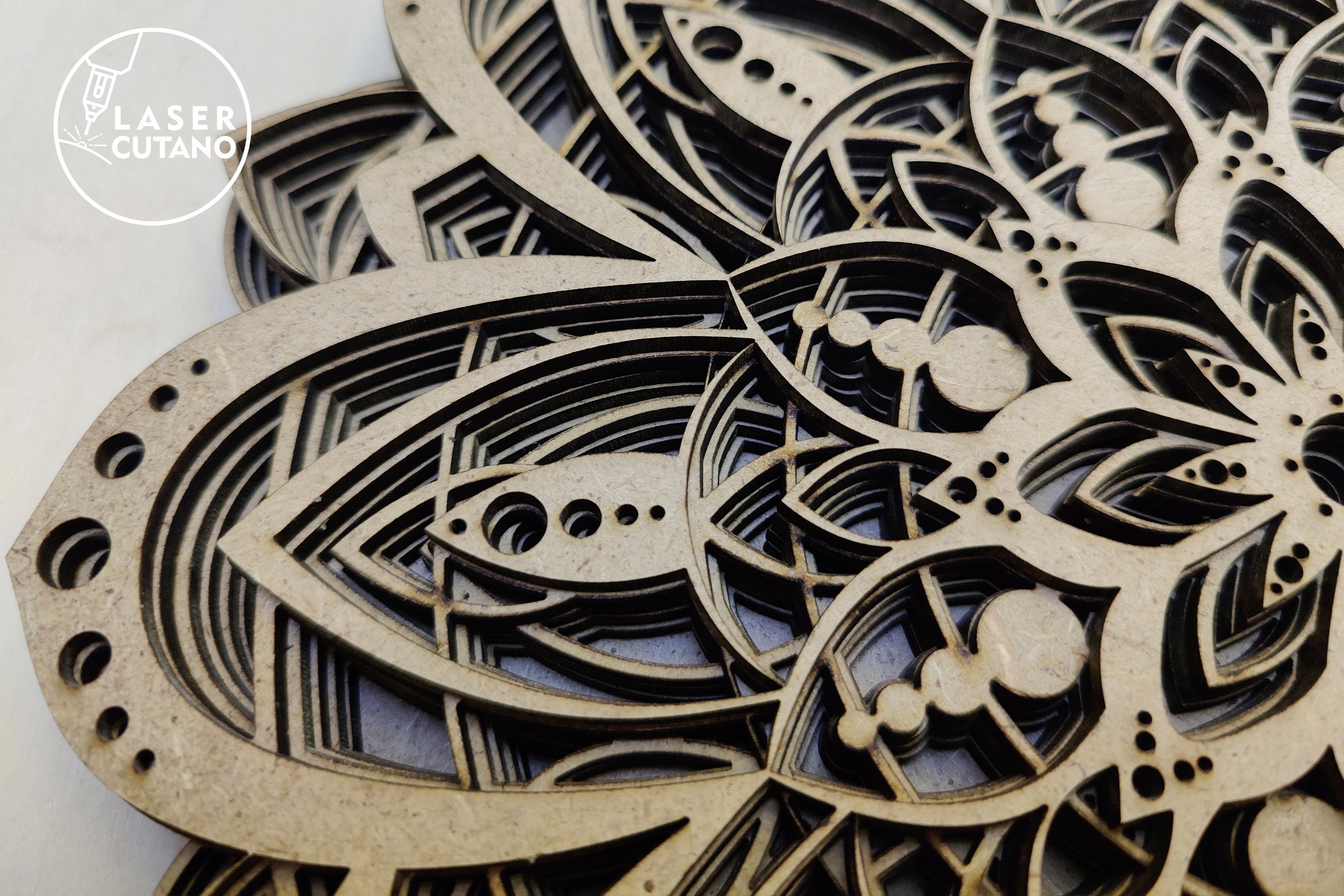 Multilayer Mandala DXF File MANDALA 1 Mandala Svg and - Etsy