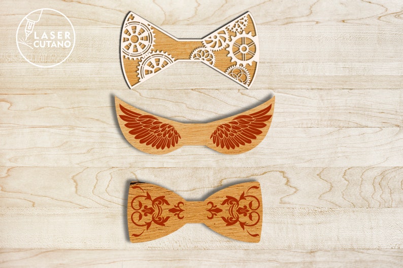 50 BOW TIES Patterns Laser Cut File Dxf Svg Laser Cutting Bow - Etsy Canada