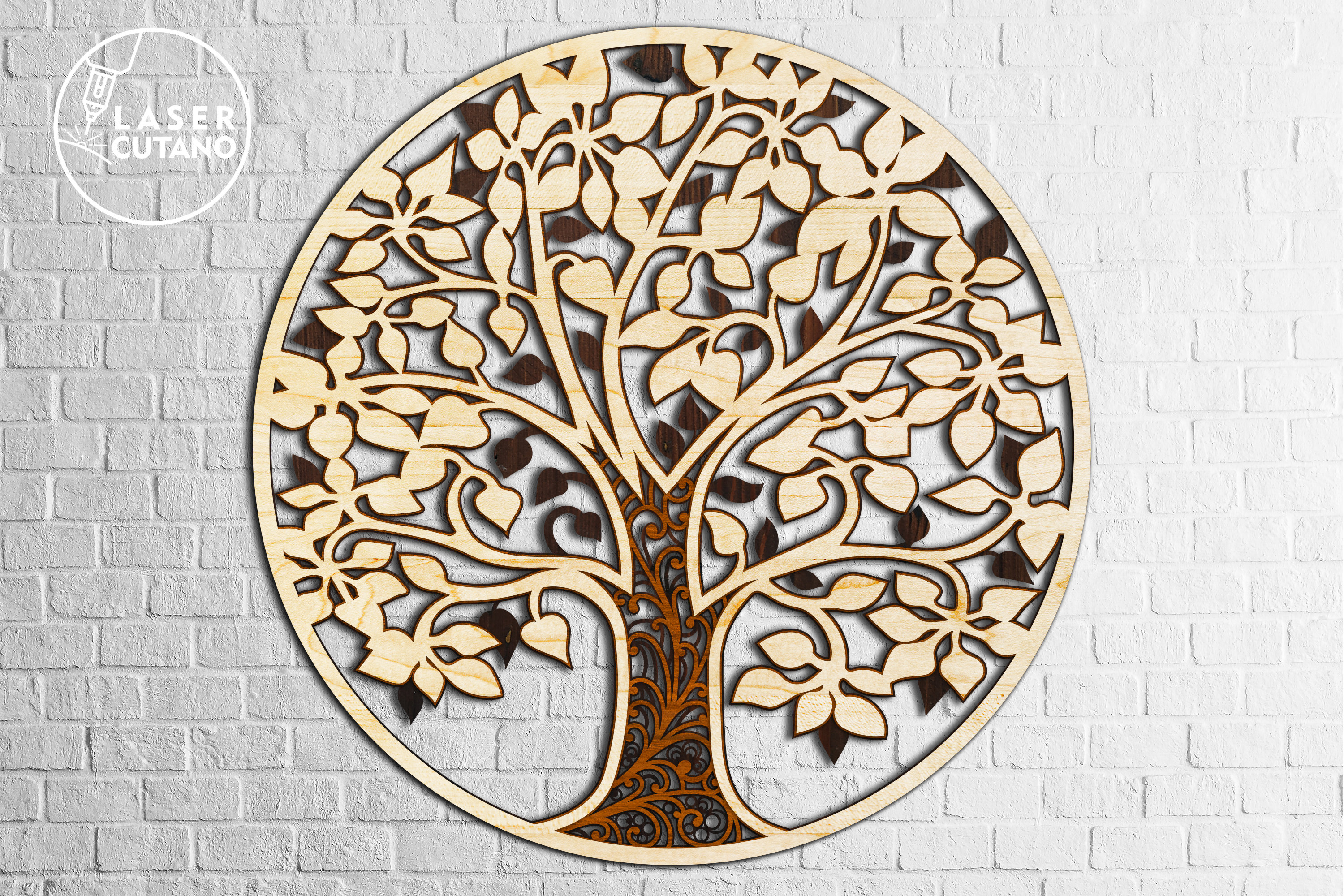 Laser Cut Files TREE Laser Cut Vector Dxf Cdr Svg Cnc | Etsy Canada