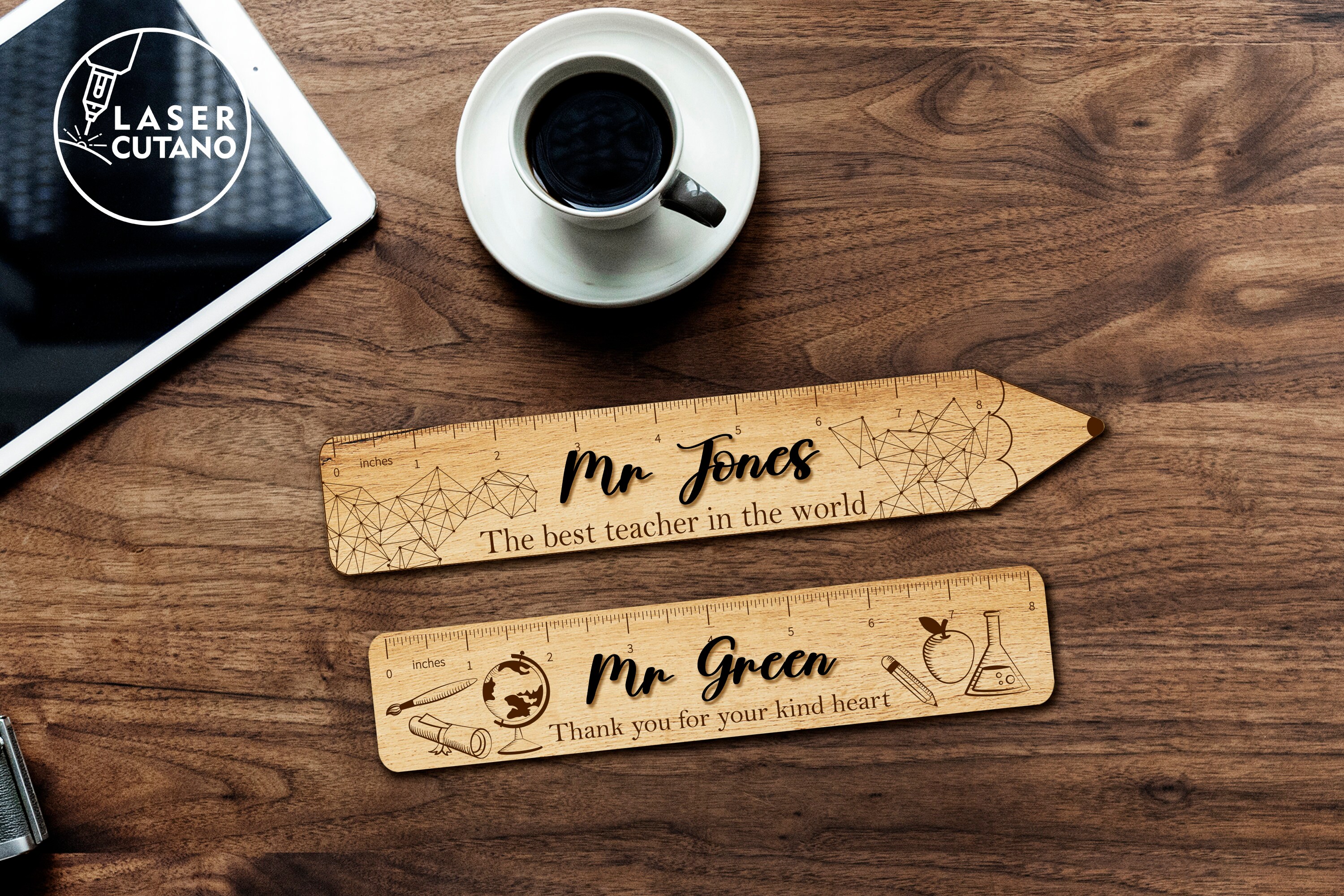 Laser Cut Files RULERS Set Laser Template School Laser Cut - Etsy