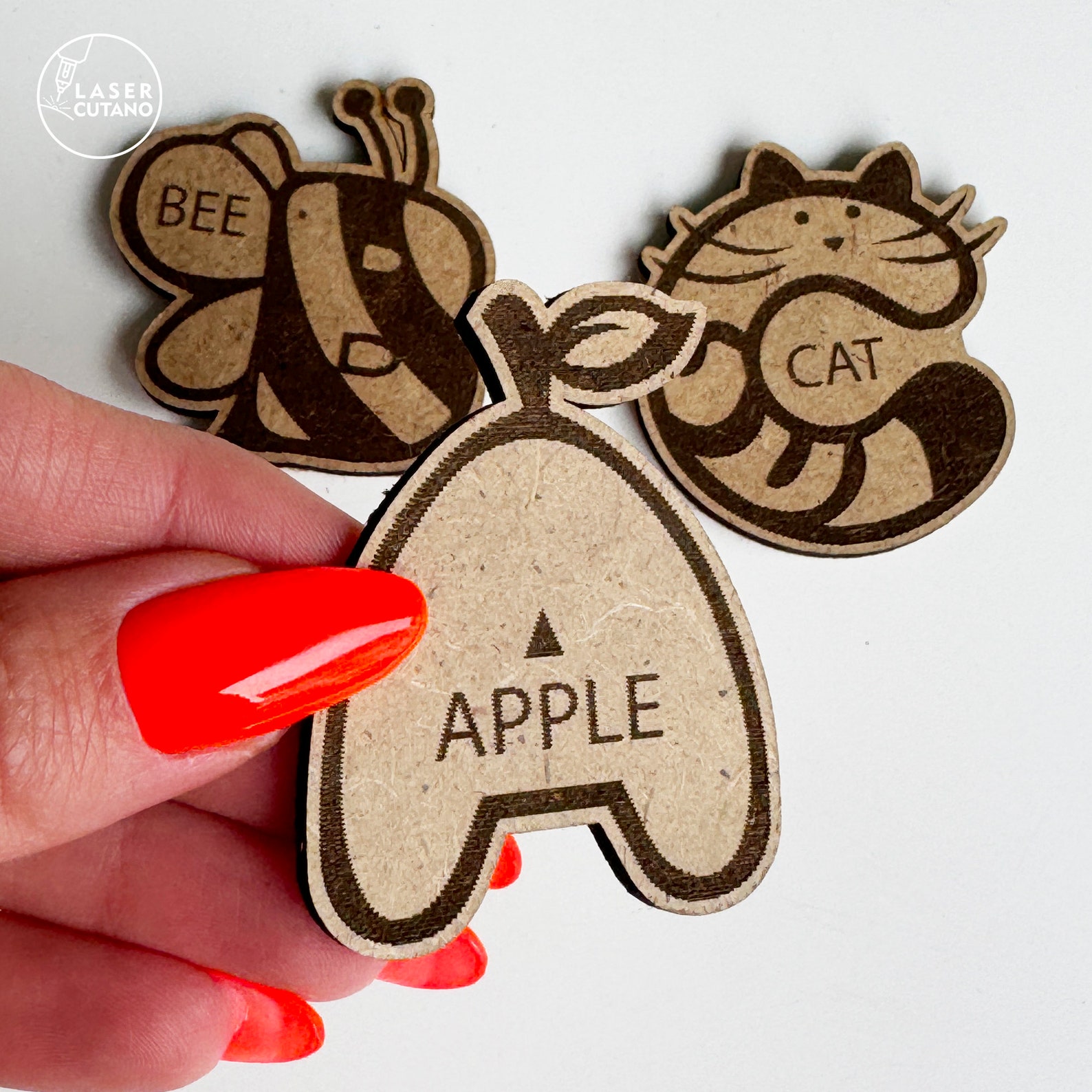 Laser Cut File ALPHABET Magnets Svg File and Laser Cut Alphabet Letters ...