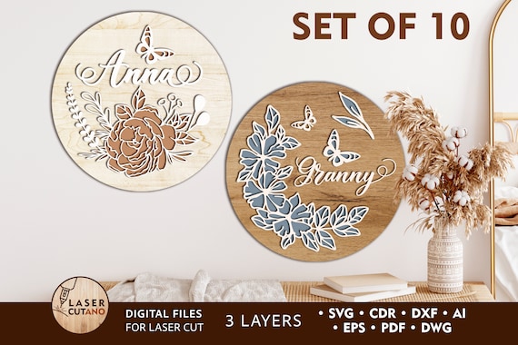 Laser Cut SIGN Wood File Laser Cutting Sign Svg Glowforge and - Etsy