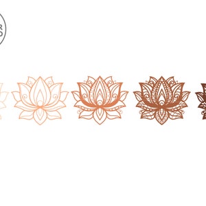 LOTUS Cnc Files Laser Cut File Svg Layered and Glowforge File, Ornament ...