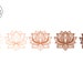 LOTUS Cnc Files Laser Cut File Svg Layered and Glowforge File, Ornament ...