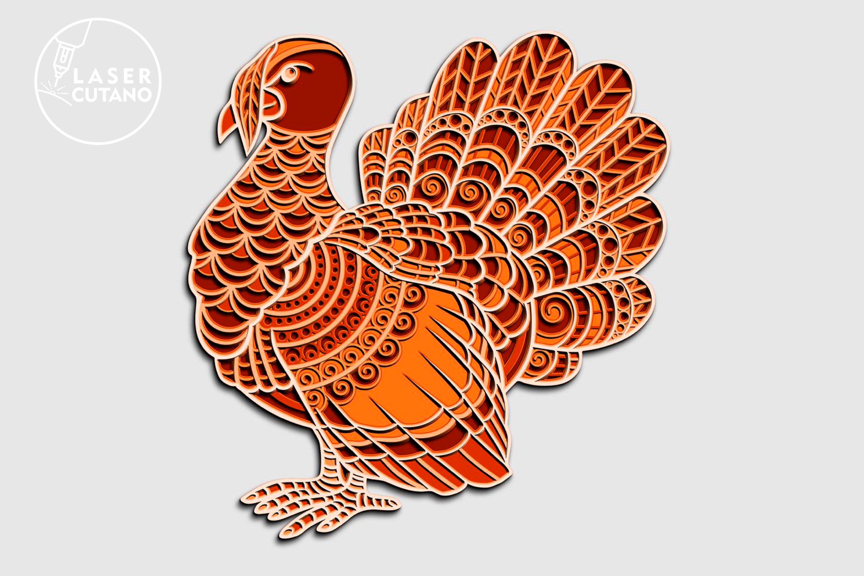 TURKEY Laser Cut File THANKSGIVING Day Svg Thankful Svg and - Etsy