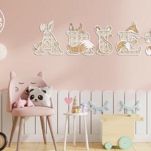 Kids ALPHABET Svg Laser Cut File Name Sign and Name Svg Cricut, Letter ...