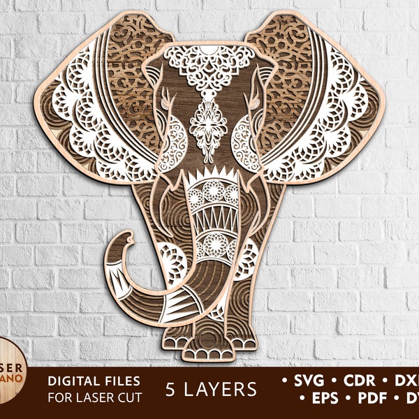 Elephant Cut Outs - Etsy
