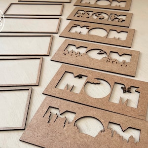 MOM DAD Mother's Day Laser Cut Father's Day Svg and Laser Templates ...